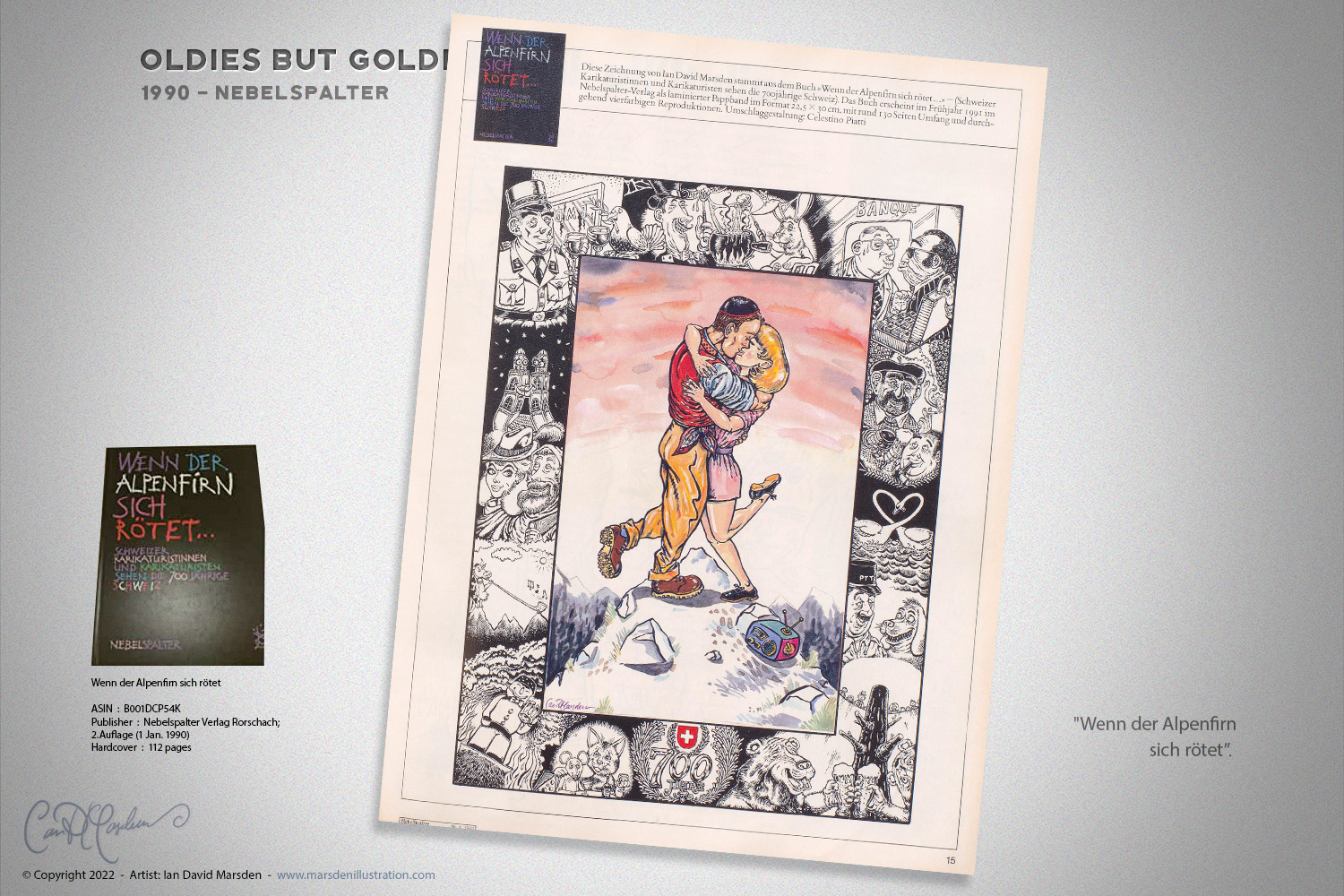 Wenn der Alpenfirn sich rötet - Marsden IllustrationMarsden Illustration