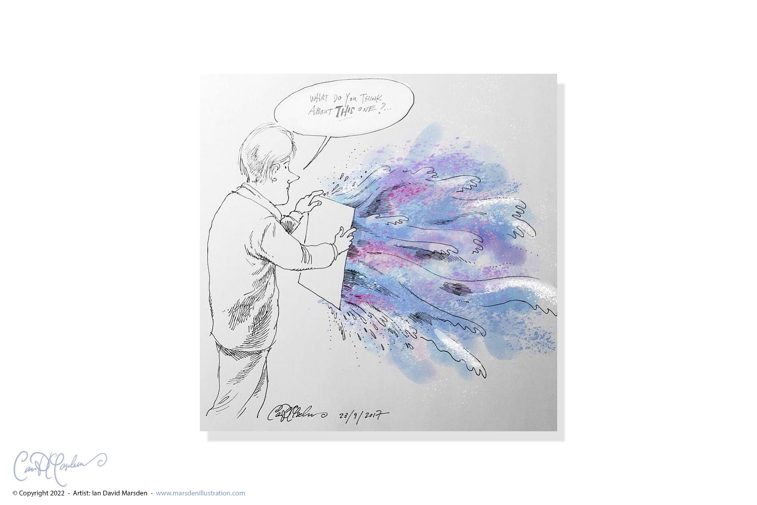 Splash Sketch - Marsden IllustrationMarsden Illustration