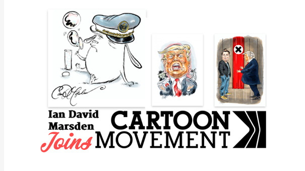 Cartoonist Ian David Marsden joins cartoon movement